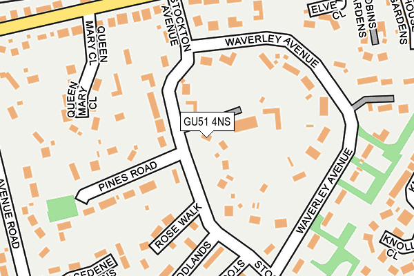 GU51 4NS maps, stats, and open data