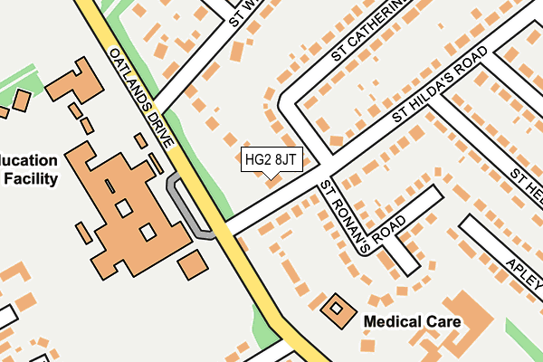 HG2 8JT maps, stats, and open data