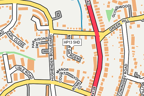 HP13 5HD maps, stats, and open data