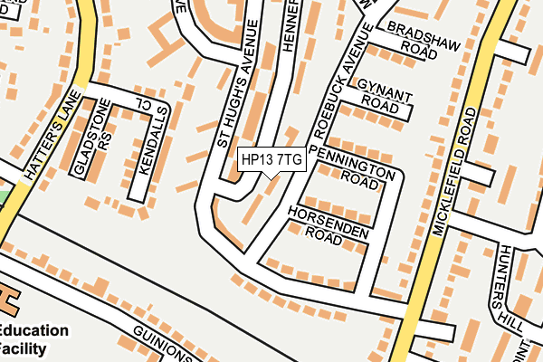 HP13 7TG maps, stats, and open data