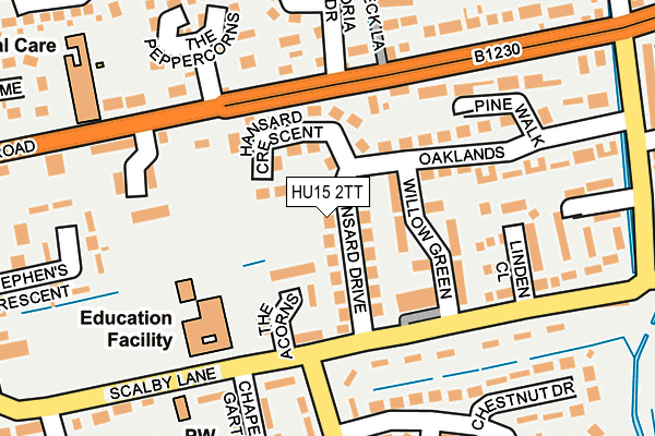 HU15 2TT maps, stats, and open data