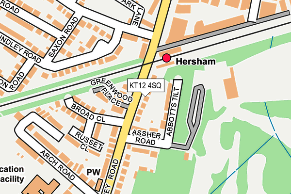 KT12 4SQ maps, stats, and open data