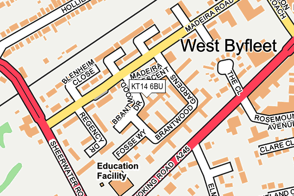 KT14 6BU maps, stats, and open data