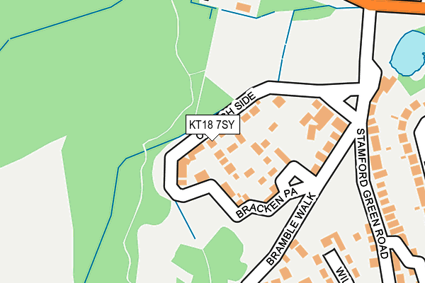 KT18 7SY maps, stats, and open data