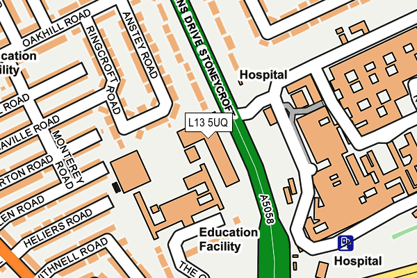 L13 5UQ maps, stats, and open data