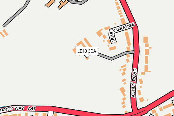 LE10 3DA maps, stats, and open data