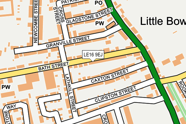 LE16 9EJ maps, stats, and open data