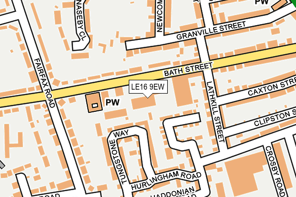 LE16 9EW maps, stats, and open data