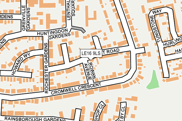 LE16 9LS maps, stats, and open data