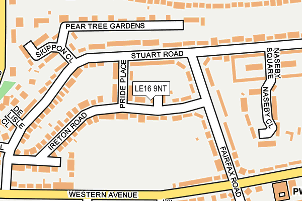 LE16 9NT maps, stats, and open data