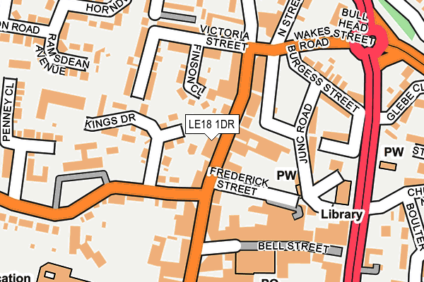 LE18 1DR maps, stats, and open data
