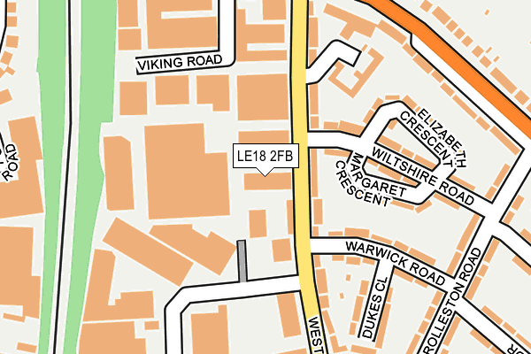 LE18 2FB maps, stats, and open data