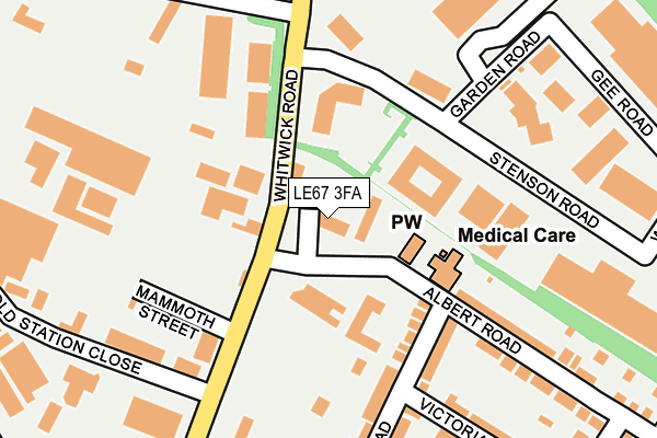 LE67 3FA maps, stats, and open data