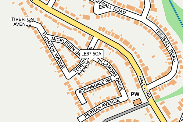 LE67 5QA maps, stats, and open data