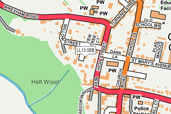 LL13 0EB maps, stats, and open data