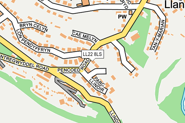 LL22 8LS maps, stats, and open data