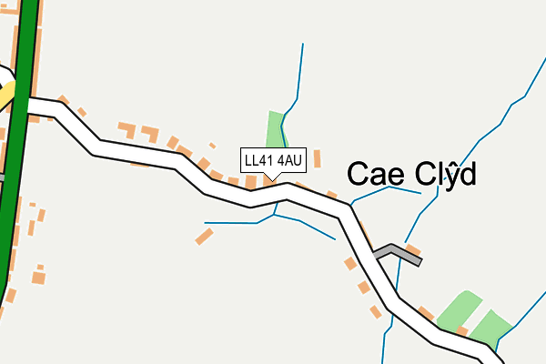 LL41 4AU maps, stats, and open data