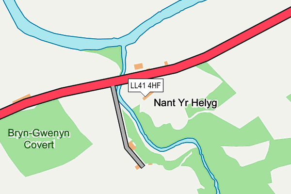 LL41 4HF maps, stats, and open data