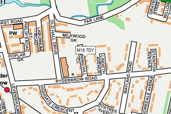 M18 7DY maps, stats, and open data