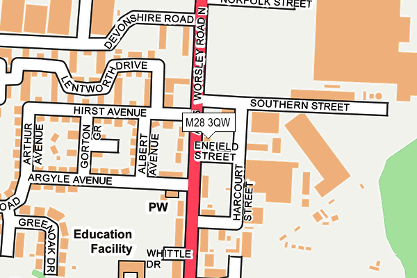 M28 3QW maps, stats, and open data