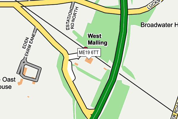 ME19 6TT maps, stats, and open data
