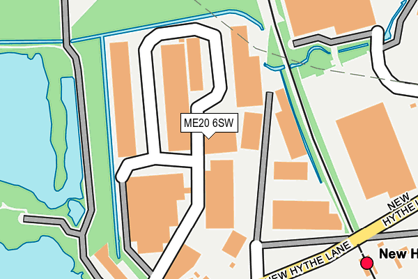 ME20 6SW maps, stats, and open data