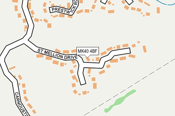 MK40 4BF maps, stats, and open data