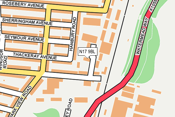 N17 9BL maps, stats, and open data
