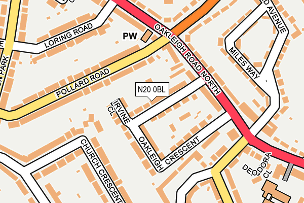 N20 0BL maps, stats, and open data