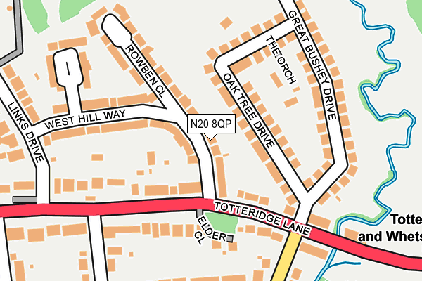 N20 8QP maps, stats, and open data