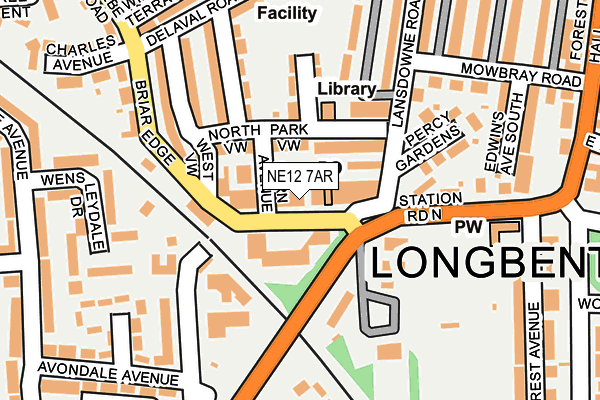 NE12 7AR maps, stats, and open data