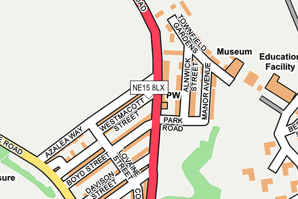 NE15 8LX maps, stats, and open data