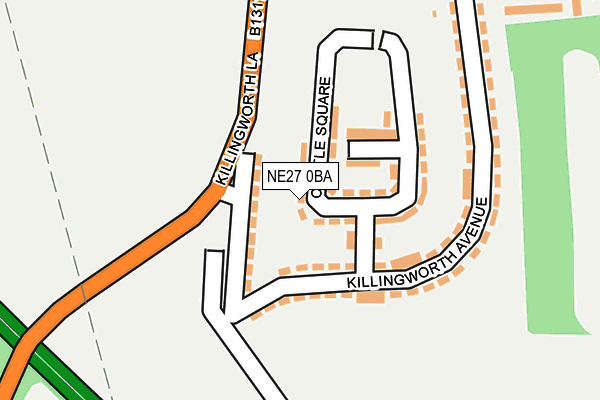 NE27 0BA maps, stats, and open data