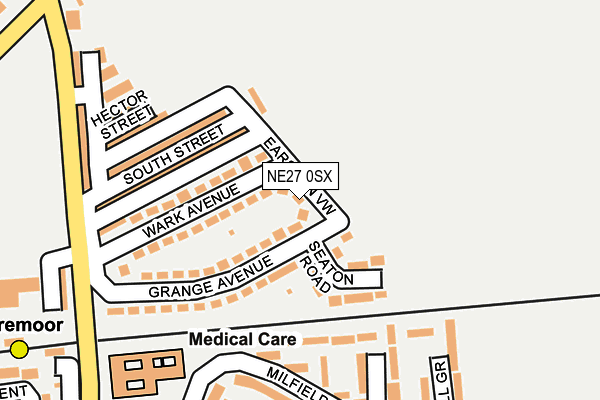 NE27 0SX maps, stats, and open data