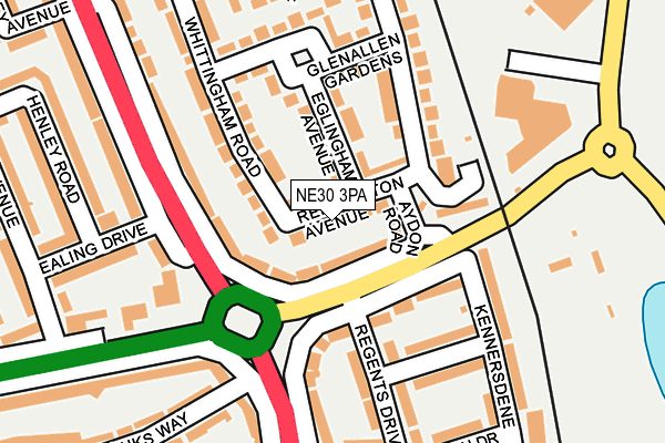 NE30 3PA maps, stats, and open data