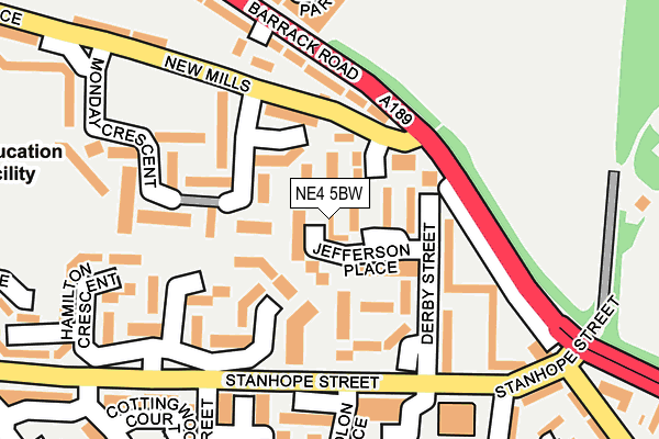 NE4 5BW maps, stats, and open data