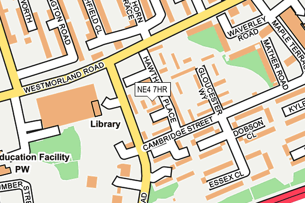 NE4 7HR maps, stats, and open data
