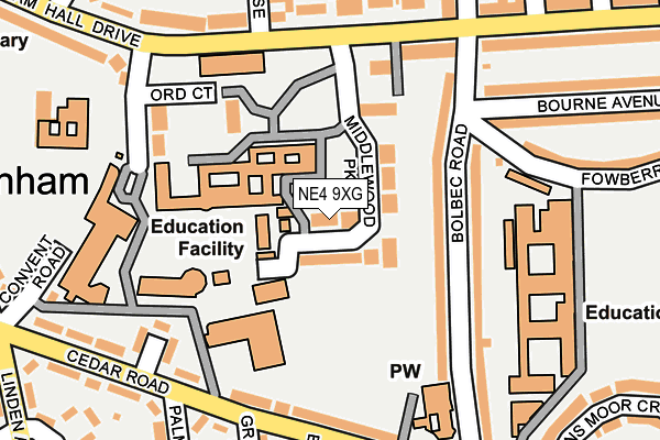 NE4 9XG maps, stats, and open data