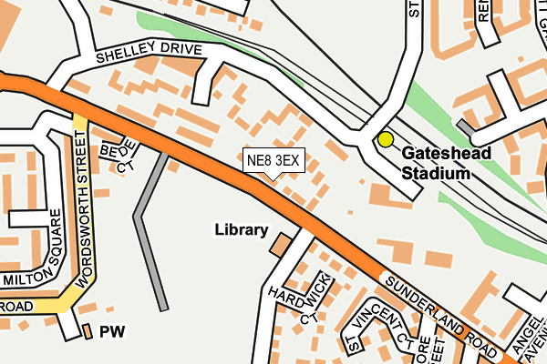 NE8 3EX maps, stats, and open data