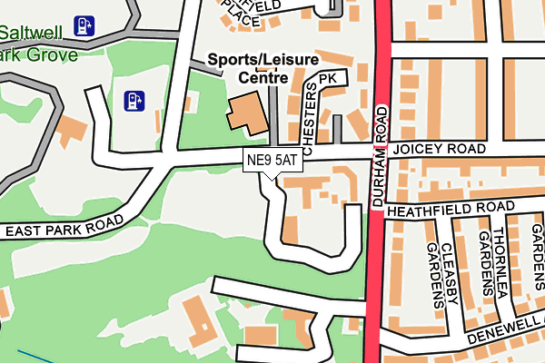 NE9 5AT maps, stats, and open data