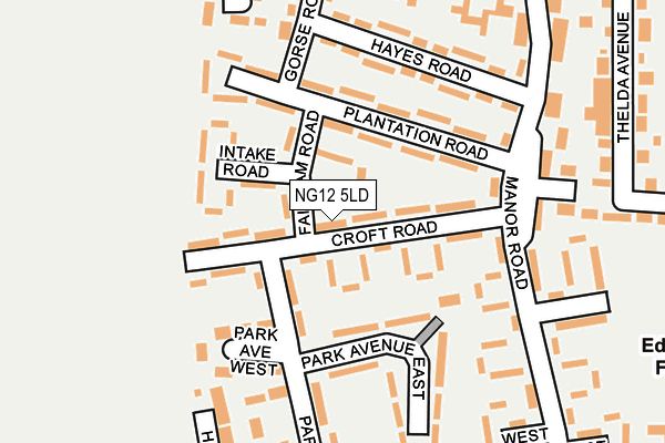 NG12 5LD maps, stats, and open data