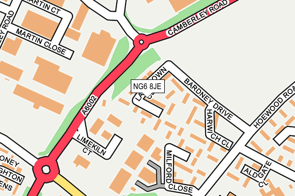 NG6 8JE maps, stats, and open data