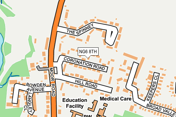 NG6 8TH maps, stats, and open data