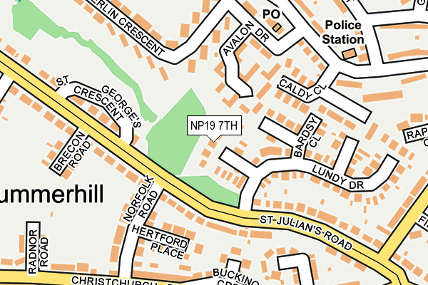 NP19 7TH maps, stats, and open data
