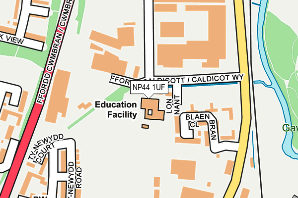 NP44 1UF maps, stats, and open data