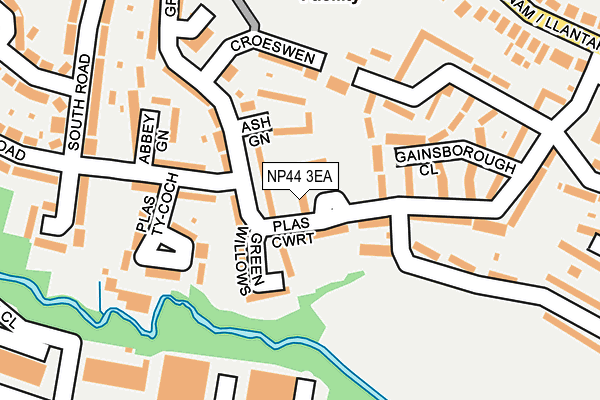 NP44 3EA maps, stats, and open data