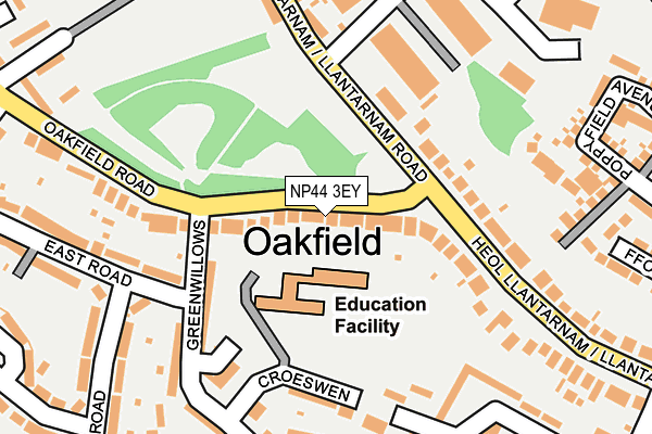 NP44 3EY maps, stats, and open data