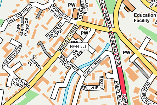 NP44 3LT maps, stats, and open data