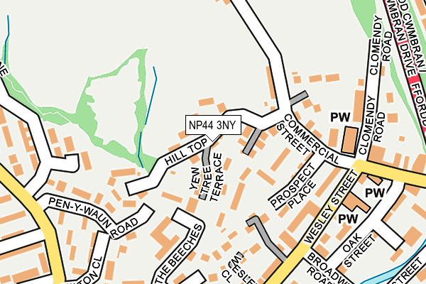 NP44 3NY maps, stats, and open data