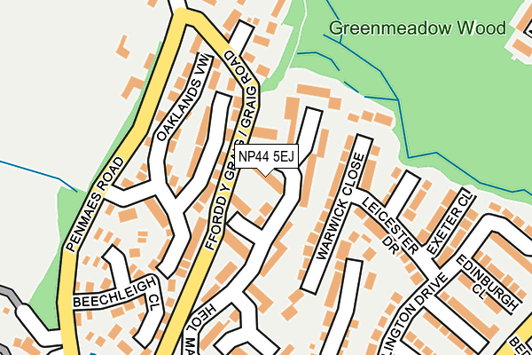 NP44 5EJ maps, stats, and open data